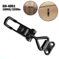 GH4001 Black Steel Toggle Clamp Hasp for Secure Cabinets (60 characters ...