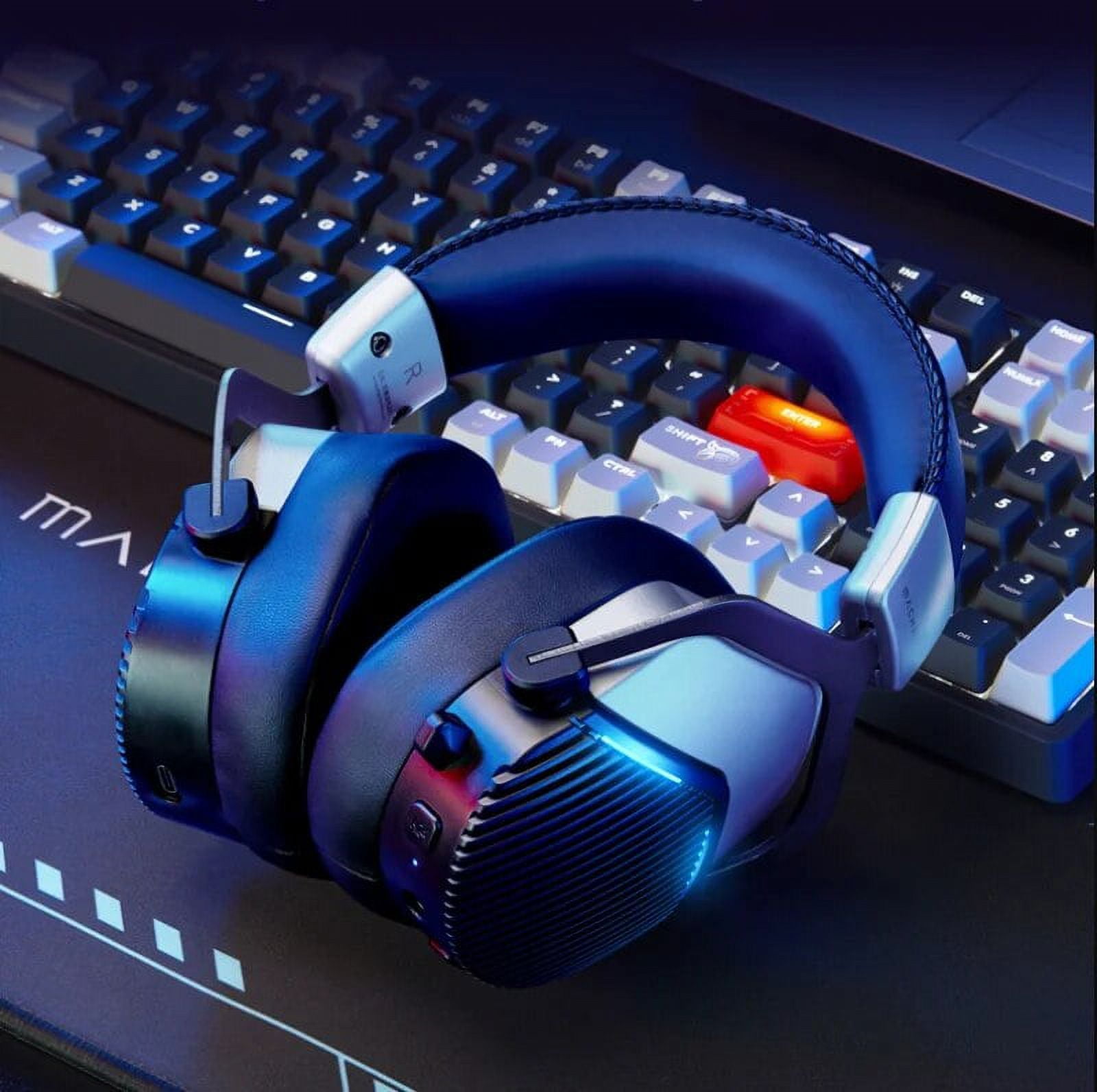 GH601 Wired Gaming Headset with 7.1 Surround Sound,2.4G Wireless 3.5mm ...