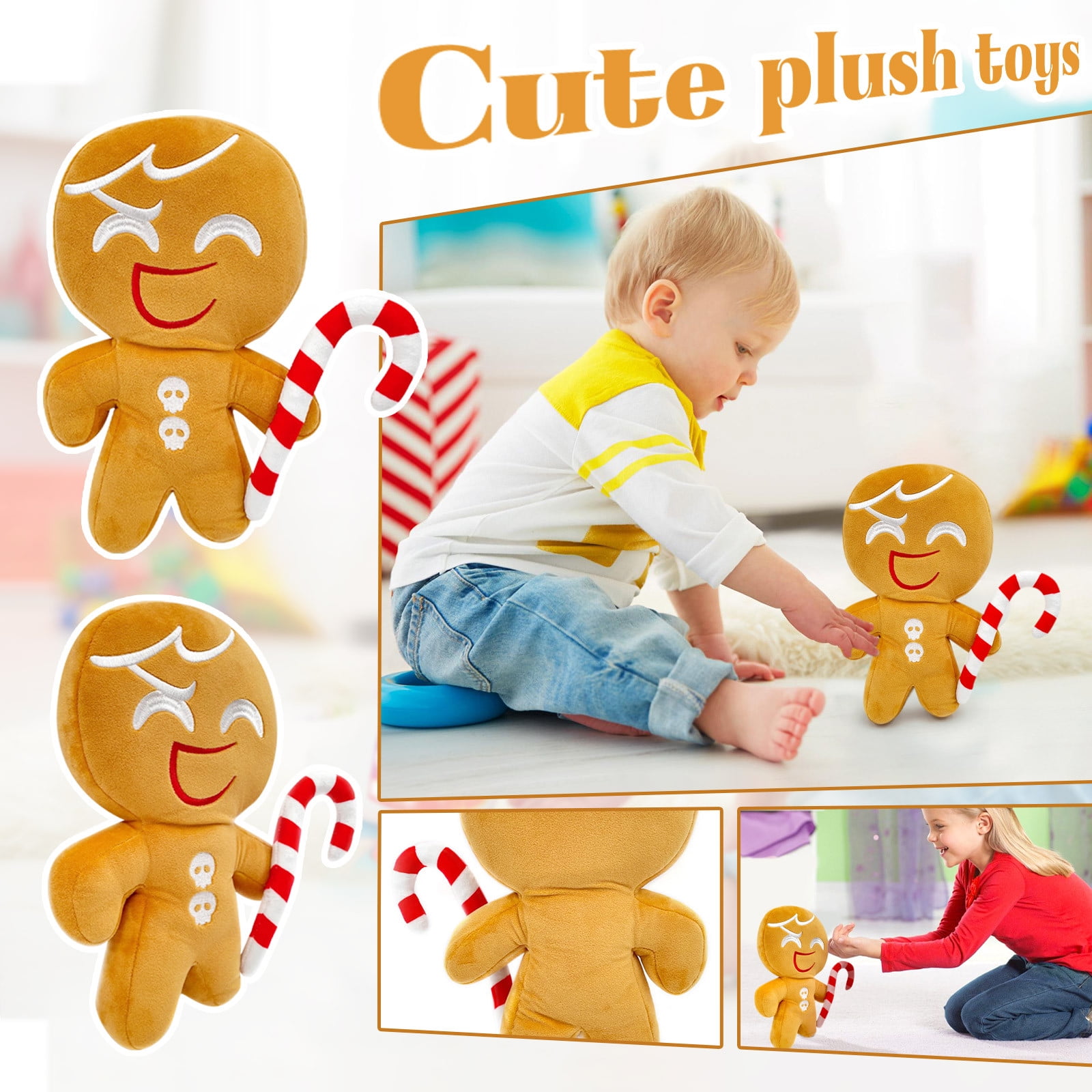 Cookie Run Kingdom Ginger Brave Plush, 12-Inch Soft Stuffed Doll, Ideal ...