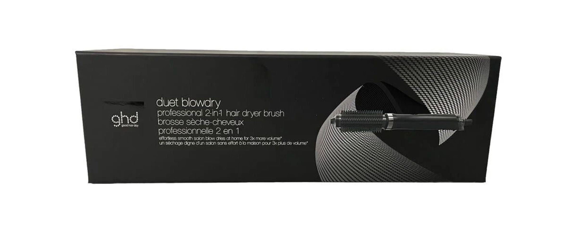 GHD Duet Blowdry - Hair Dryer Brush, Wet to Blow Dried, Black - Walmart.com