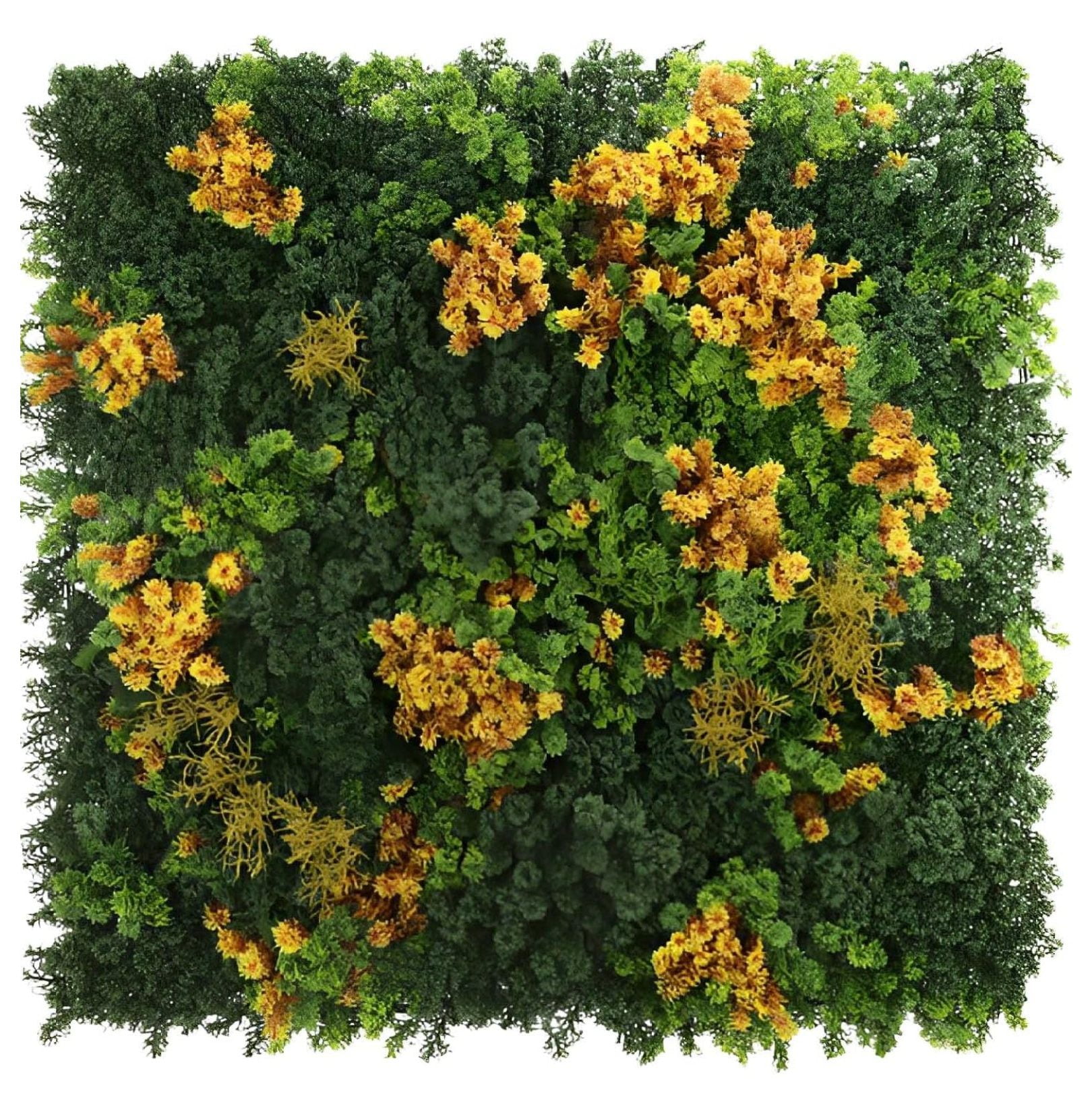 GHF 40"x40" Faux Privacy Fence Screen Artificial Boxwood Panels Topiary ...