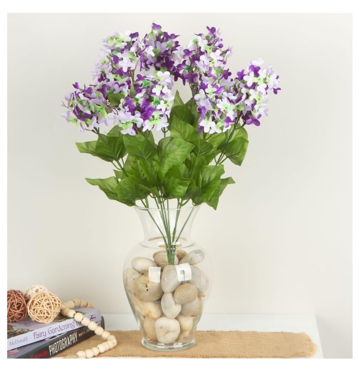 GHF Lavender Articial Lilac Silk Flower Bush - Old-Fashioned Lilac ...