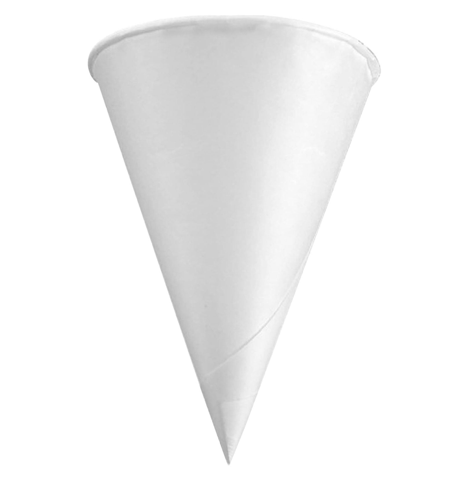 GHF Rolled Rim Paper Cone Cups - Walmart.com