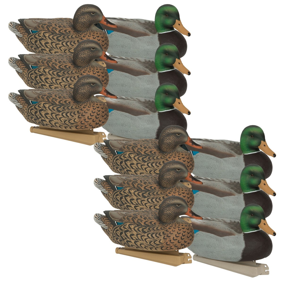 GHG Decoy Systems Essential Series Standard Mallard Decoys, 12 Pack ...