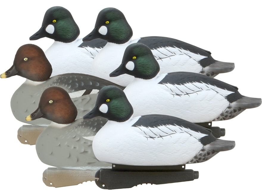 GHG Foam Filled Over-Size Goldeneye Duck Decoy 6PK - Walmart.com