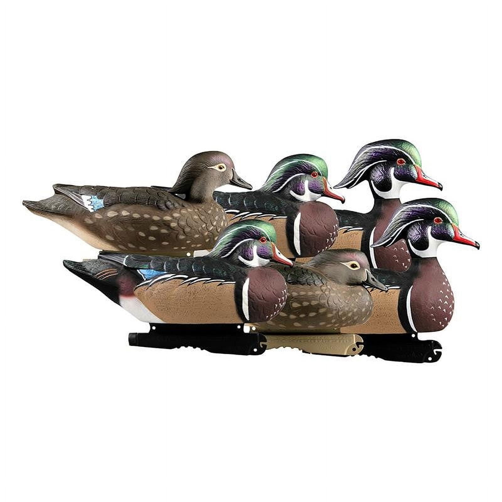 GHG Decoy Systems Pro-Grade Series Wood Ducks, Decoy 6 Pack - Walmart.com
