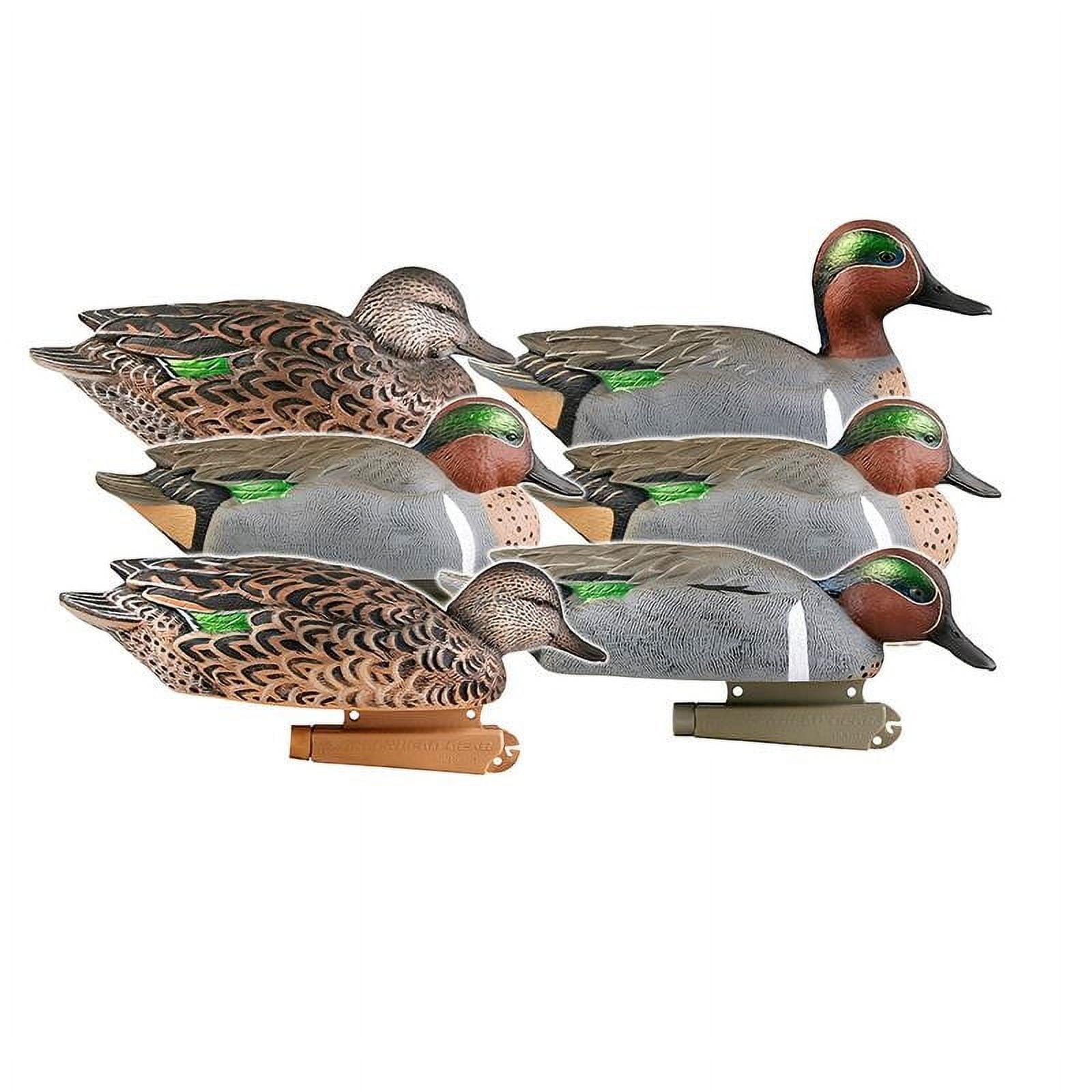 GHG Decoy Systems Pro-Grade Green-Winged Teal Decoys, 6 Pack - Walmart.com