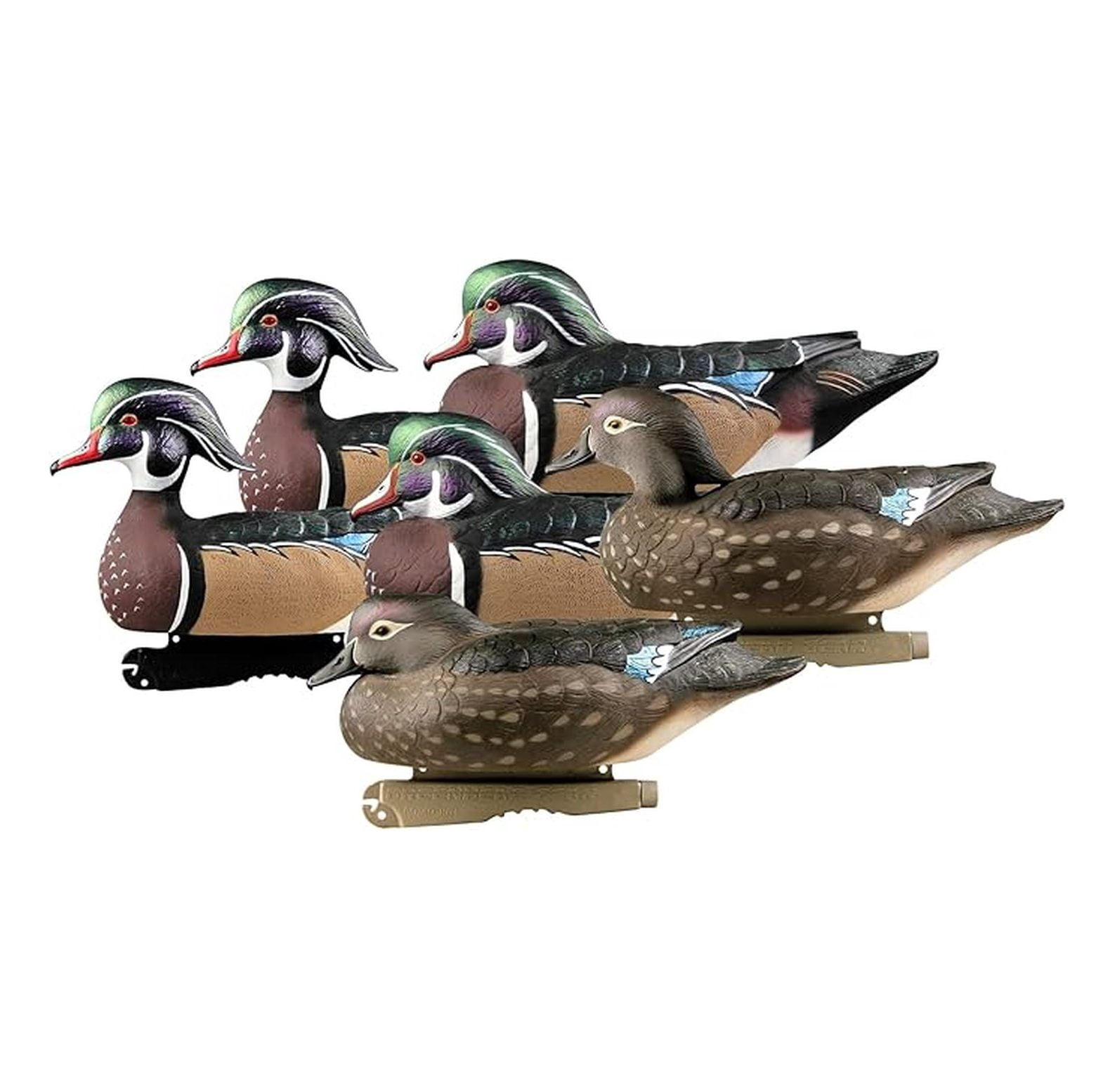 GHG Pro-Grade Wood Decoys, 6-Pack | Realistic Durable Waterfowl Hunting ...