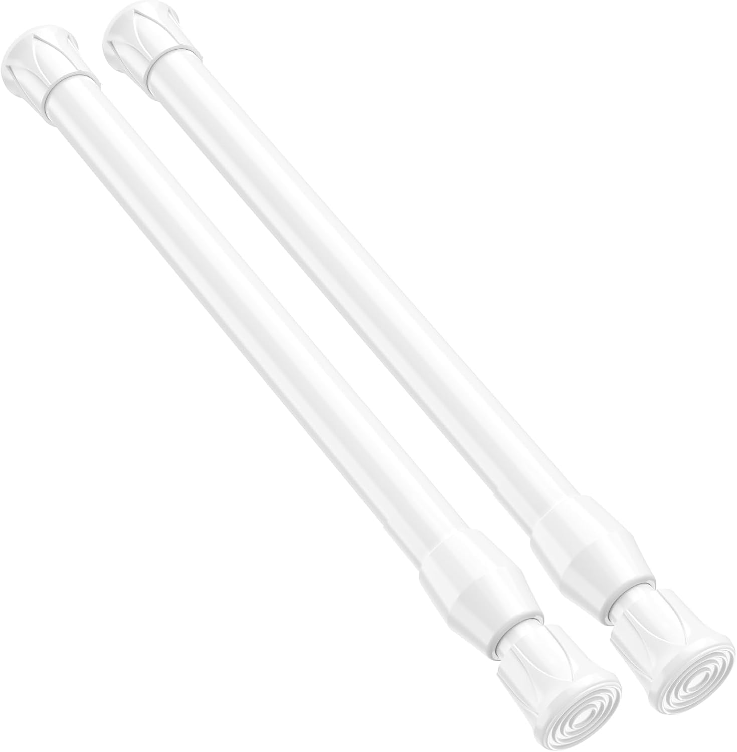 GHGSDH-2 Pack Small Tension Rod 12 to 19 Inch Adjustable Tension ...