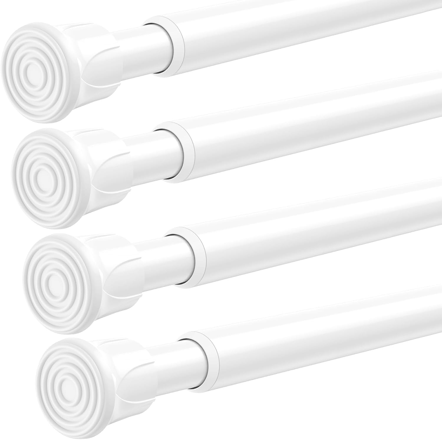 GHGSDH-4 Pack Tension Rods for Windows 28 to 48 inch, Adjustable ...