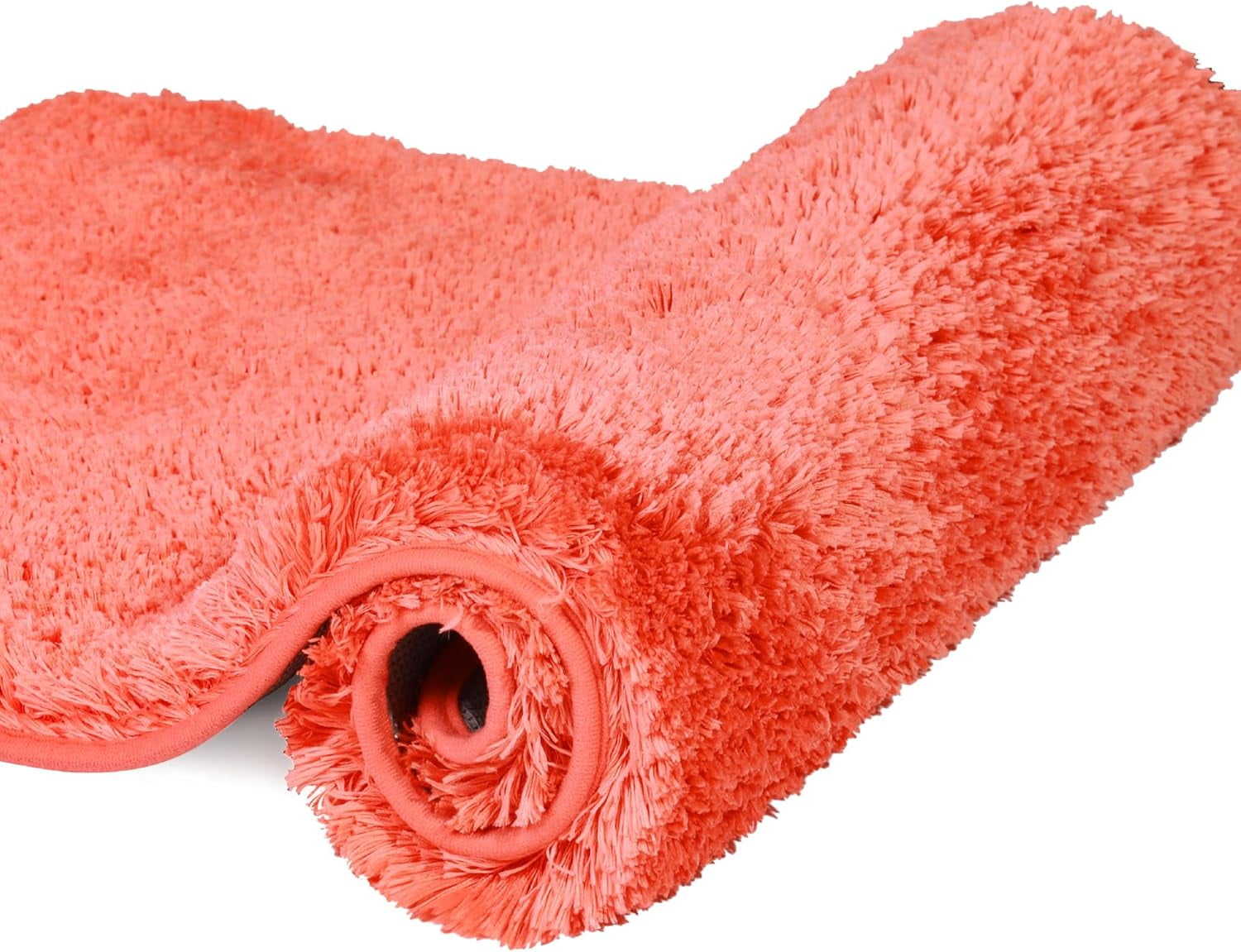 GHGSDH-Large Bathroom Rug (24 x 40, Iiving Coral) Extra Soft and ...