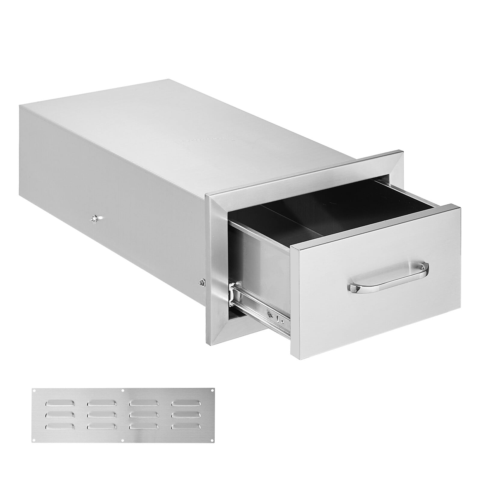 GHHKTY 14"x9" Outdoor Kitchen Drawer, Stainless Steel Single Access ...