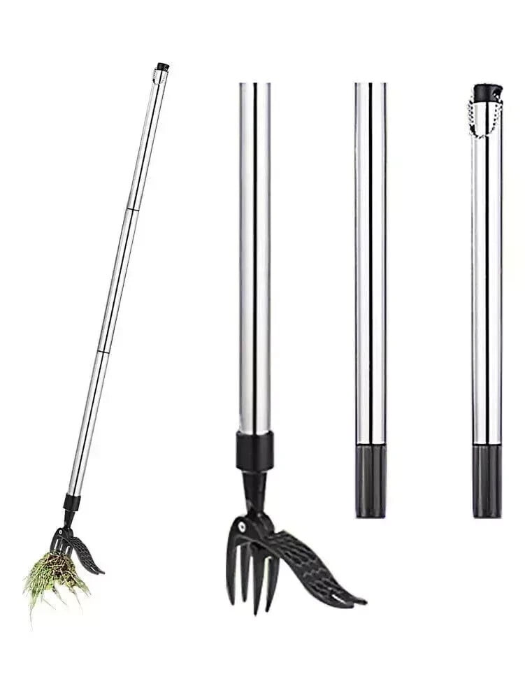 GHHKTY Stand Up Weeder Puller Tool – 37.4" Adjustable Long Handle ...
