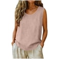 GHIIYER Womens Summer Tops Fashion Basic Solid Crewneck Blouses Loose ...