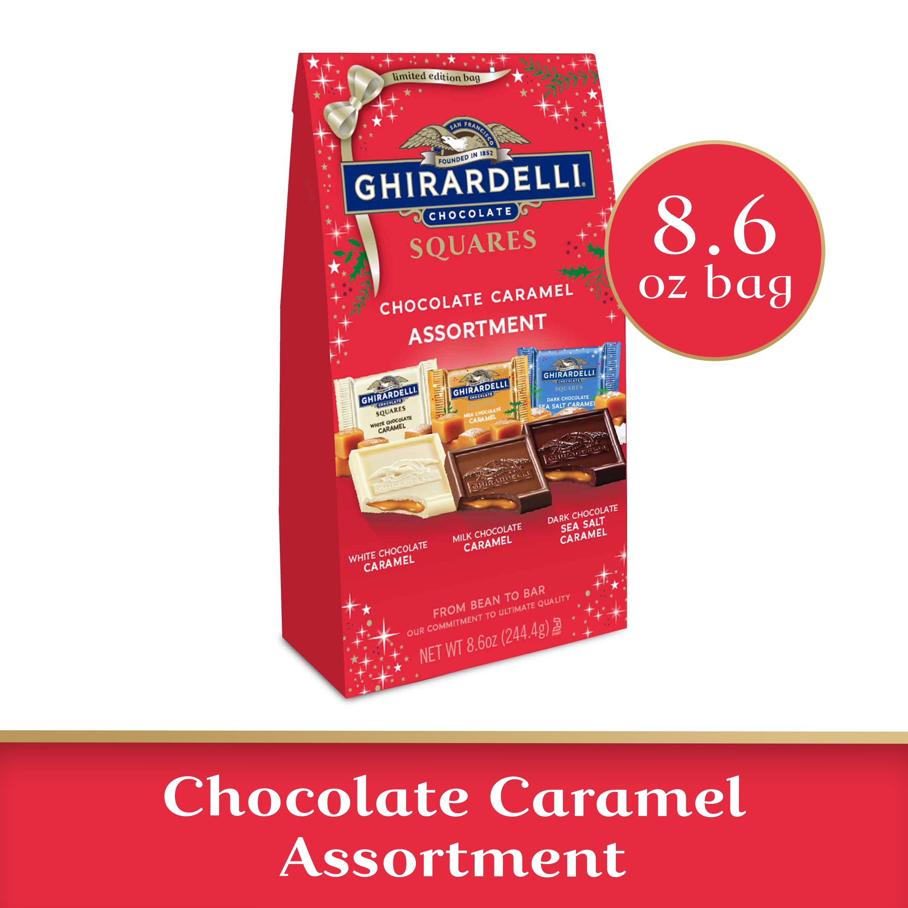 GHIRARDELLI Chocolate Caramel Assortment Squares, 8.6 oz Bag - Walmart.com