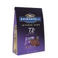 GHIRARDELLI INTENSE DARK 72% Cacao Dark Chocolate SQUARES, 10.5 oz Bag ...