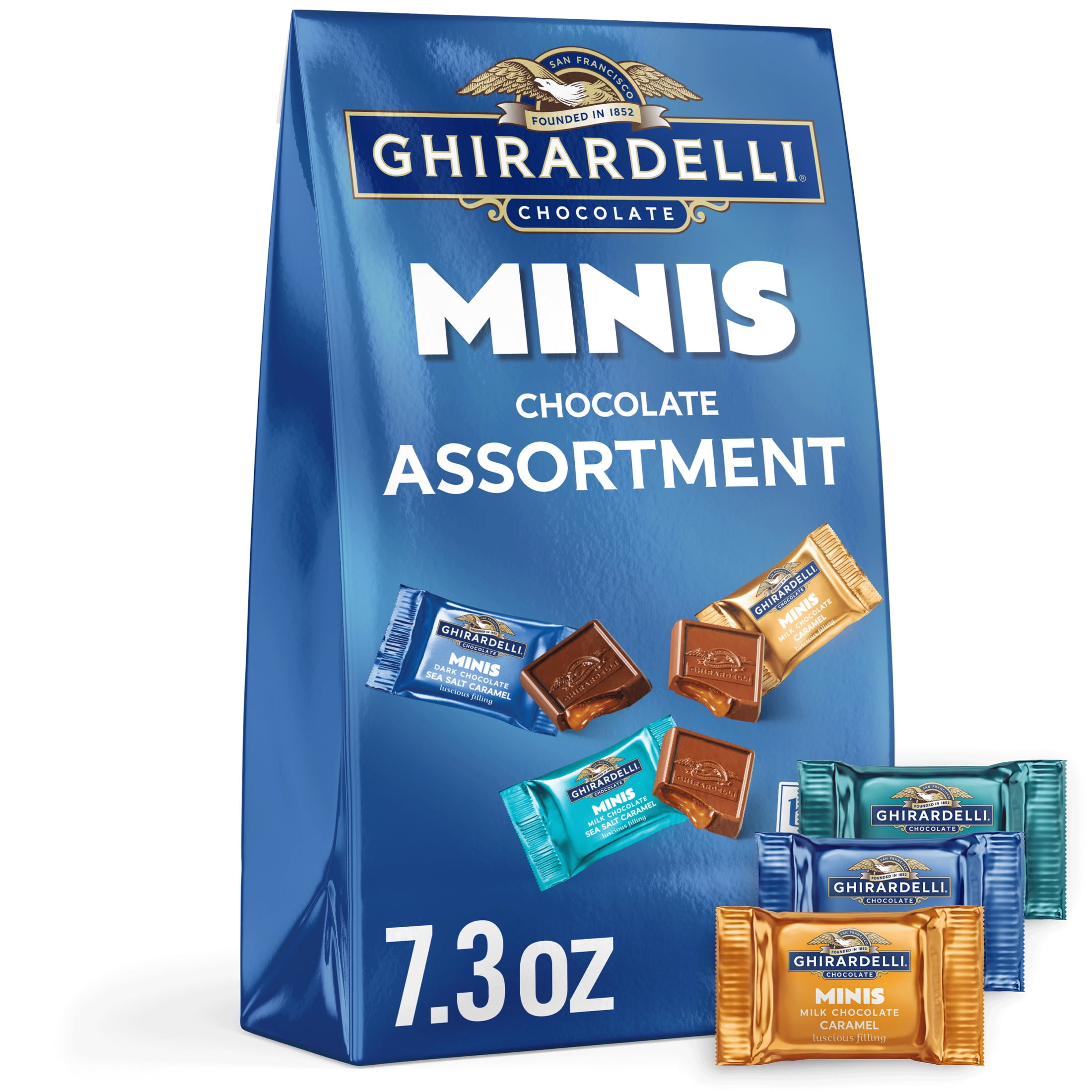 GHIRARDELLI Chocolate Candy Minis Assortment, 7.3 oz Bag - Walmart.com