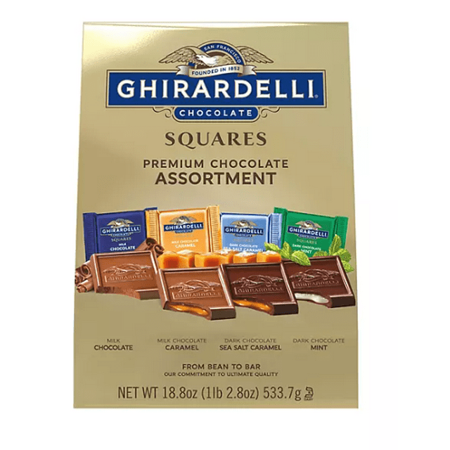 GHIRARDELLI Premium Assorted Chocolate Squares Assorted Flavors ...