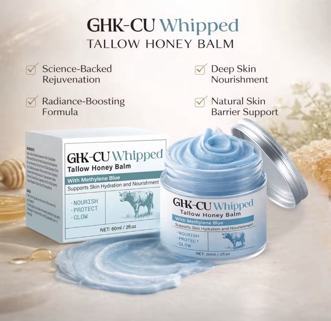 GHK-Cu Blue Balm, Manuka Honey & Vitamin E Cream, 2.12 OZ - Walmart.com