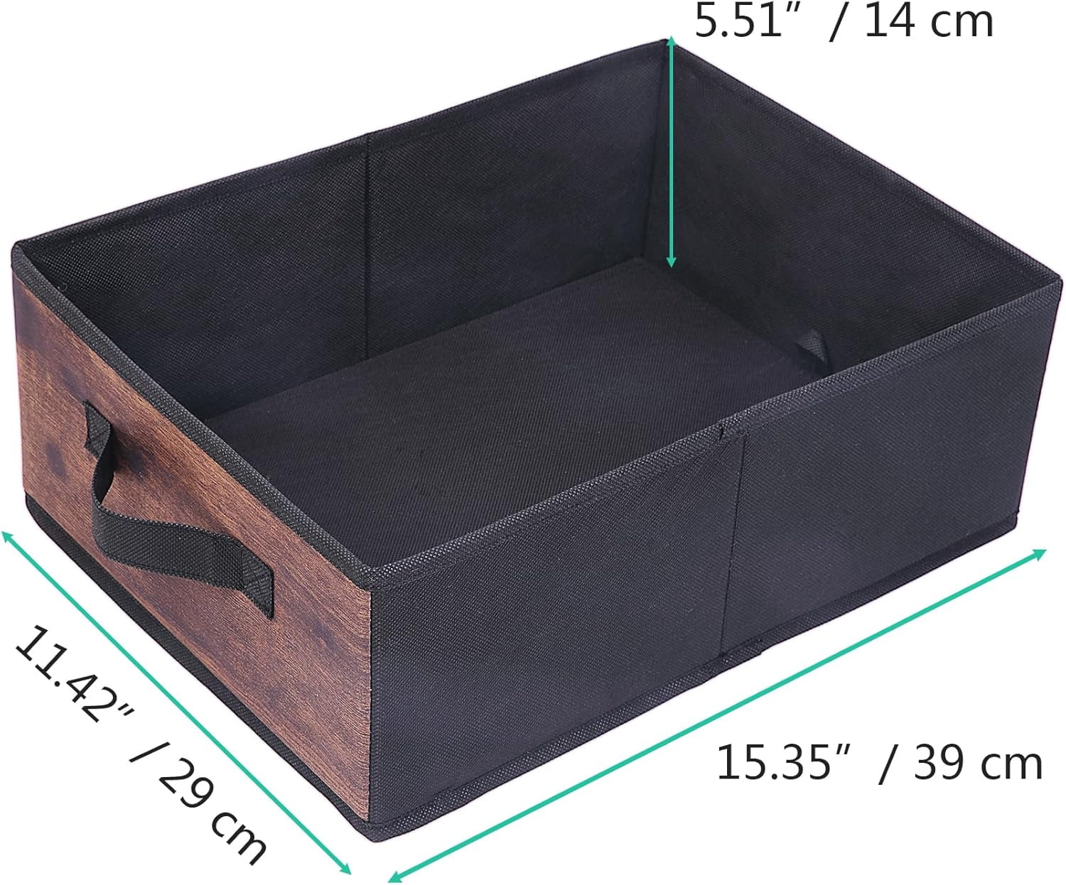 GHLZYDA Foldable Storage Bins 4-Pack Fabric Closet Organizer With ...