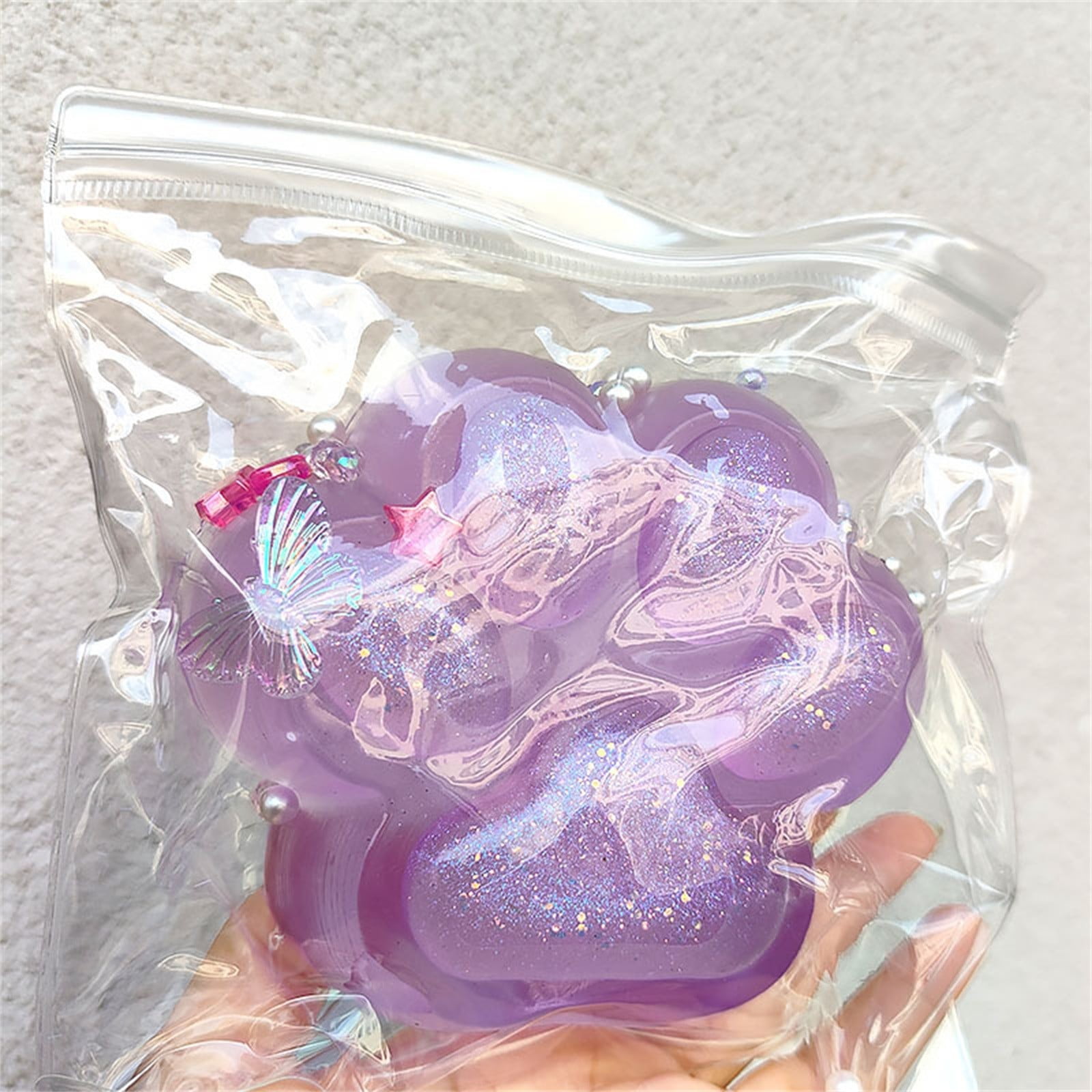 GHNJK Handmade Squishy Big Cat Paw, Silicone Squeeze Toys for All Ages ...