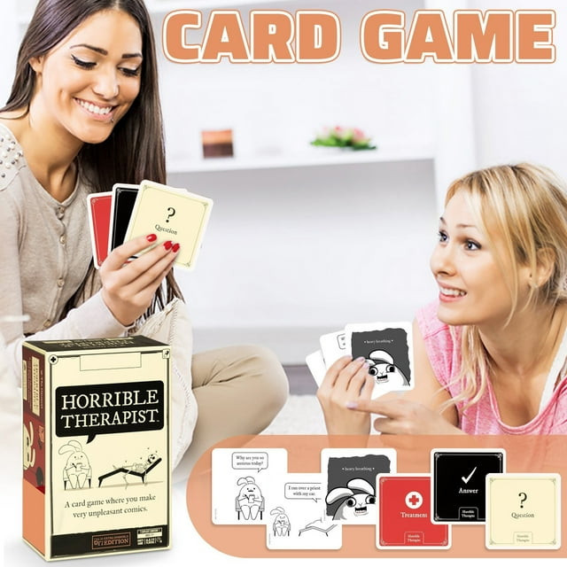 GHNJK Horrible Therapist Party Game for Adults, Horrible Therapist ...