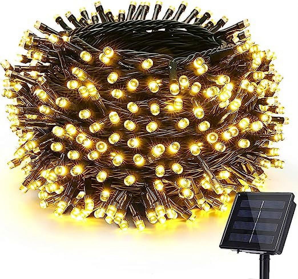 GHODEC Solar String Lights, 52.3ft 160 LED for Outdoor Patio, Garden ...