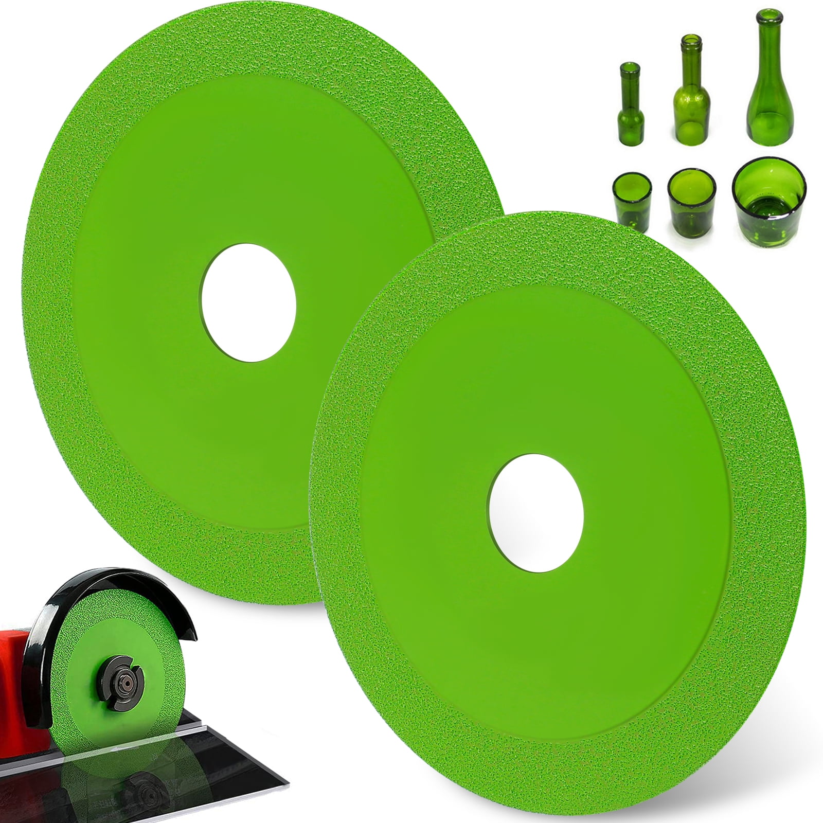 GHOJET 1/2Pcs Glass Cutting Disc 1mm Ultra-Thin Glass Saw Blade Green ...