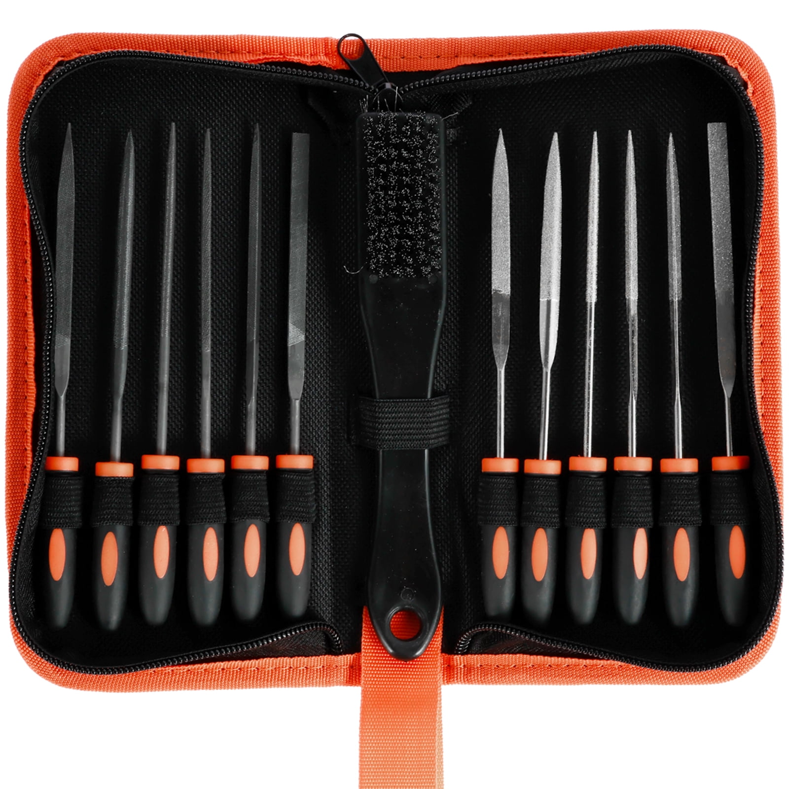 GHOJET 13Pcs Small File Set with Cleaning Brush Premium Mini Metal ...
