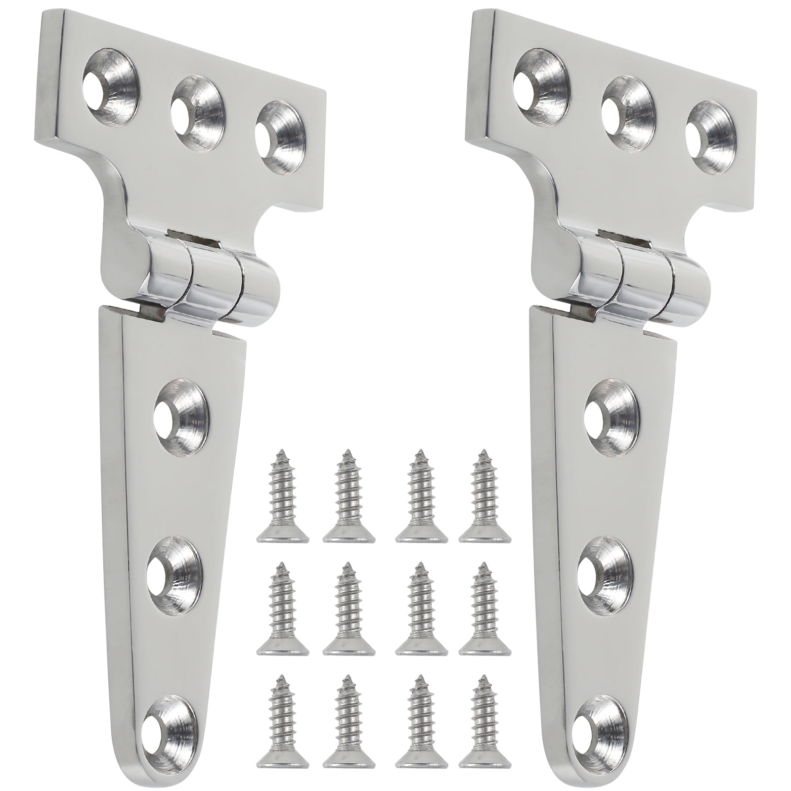 GHOJET 2Pcs T Hinges Set 4/6inch Marine Grade 316 Stainless Steel Deck ...