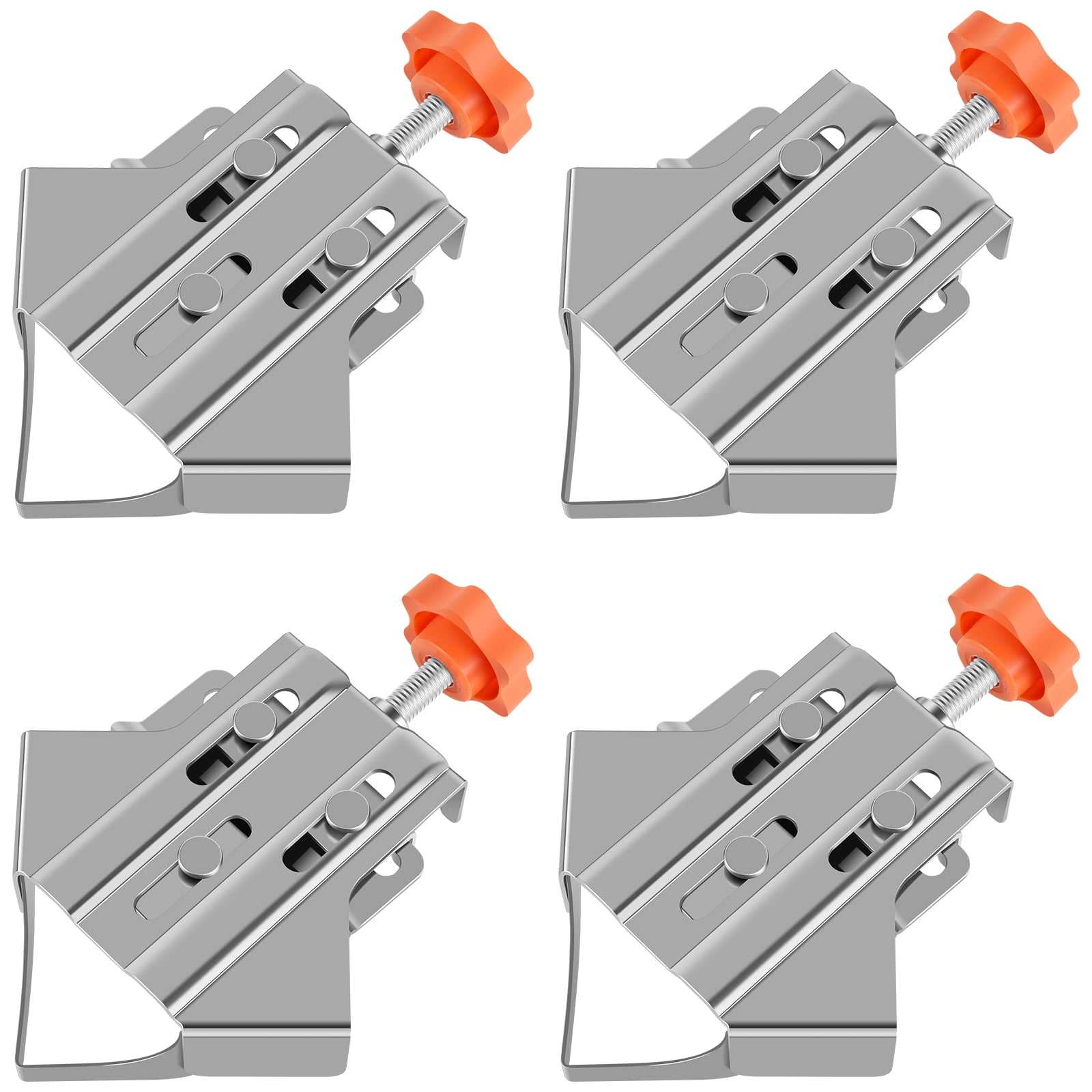 GHOJET 4Pcs Woodworking Right Angle Clamp Precise Open and Close Type ...