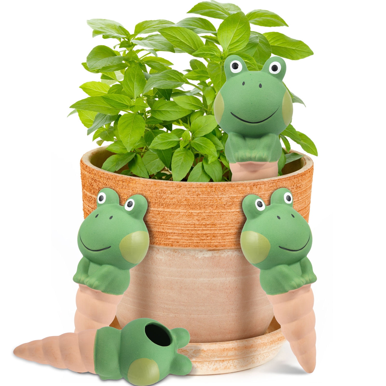 Ghojet 6.6 inch Frog Self Watering Globe for Planters - Walmart.com