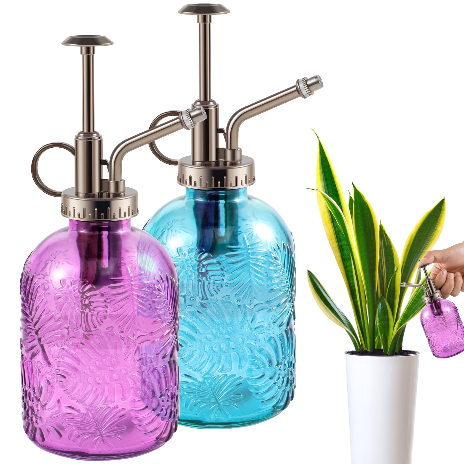 Ghojet Flower Water Spray Bottle Can Pot Plant Mister, 12.7oz - Walmart.com