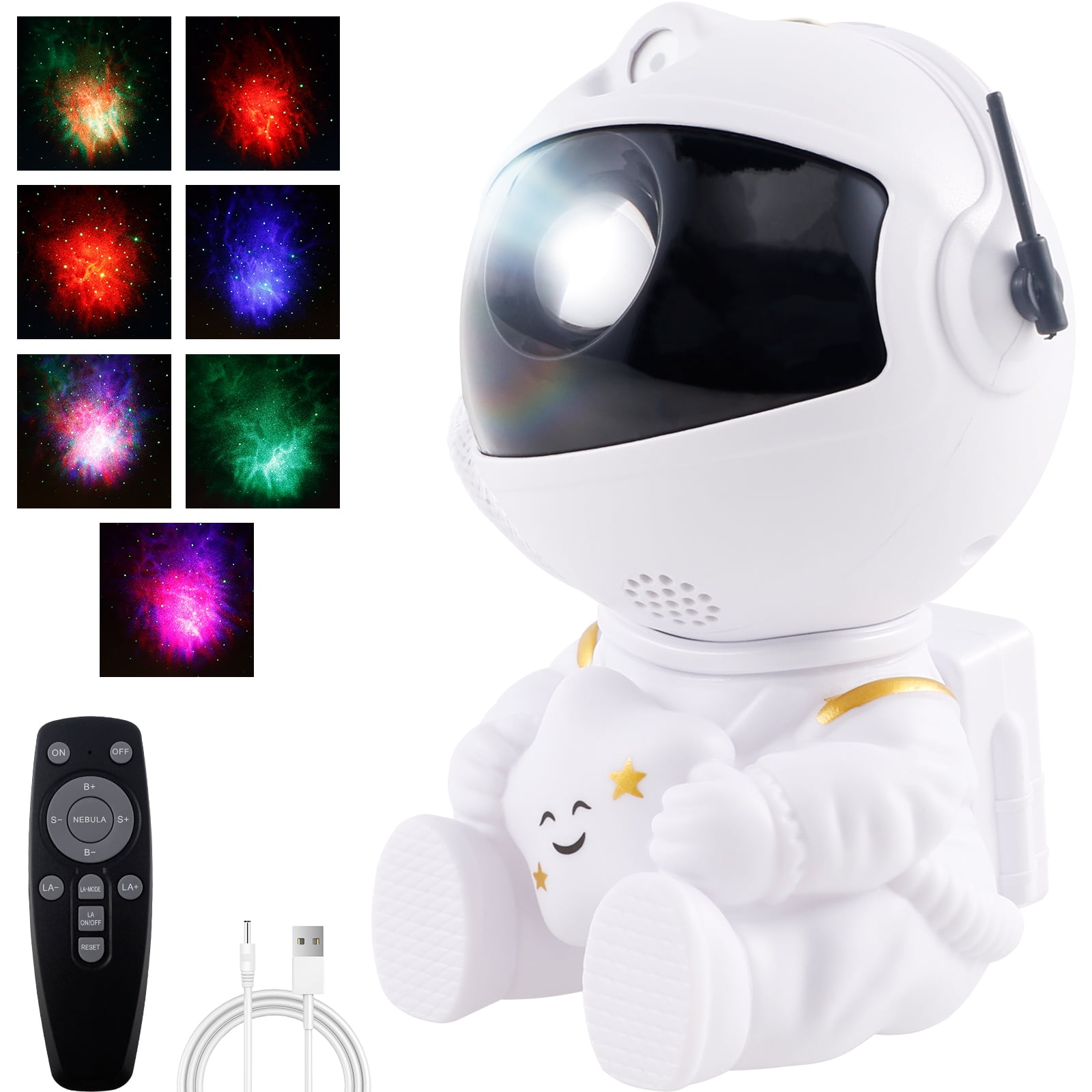 GHOJET Star Projector,Astronaut Galaxy Projector,360°Rotation Astronaut ...