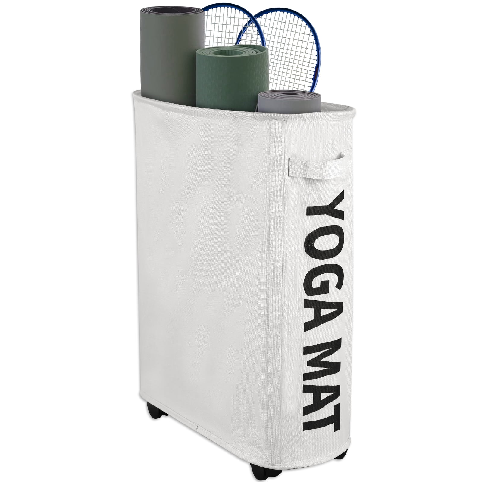 GHOJET Yoga Mat Storage Racks,Gym Equipment Storage Organizer with ...