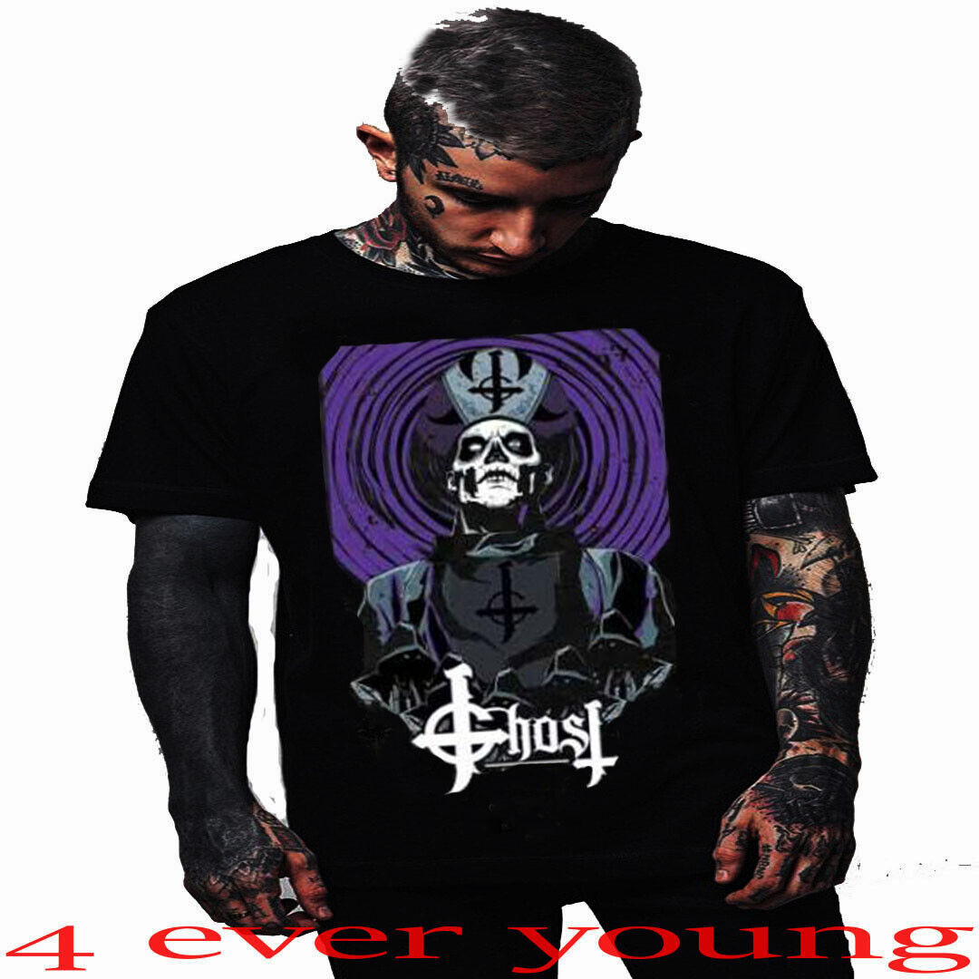 GHOST HAIL SATAN PURPLE PUNK ROCK T SHIRTS MEN'S SIZES - Walmart.com