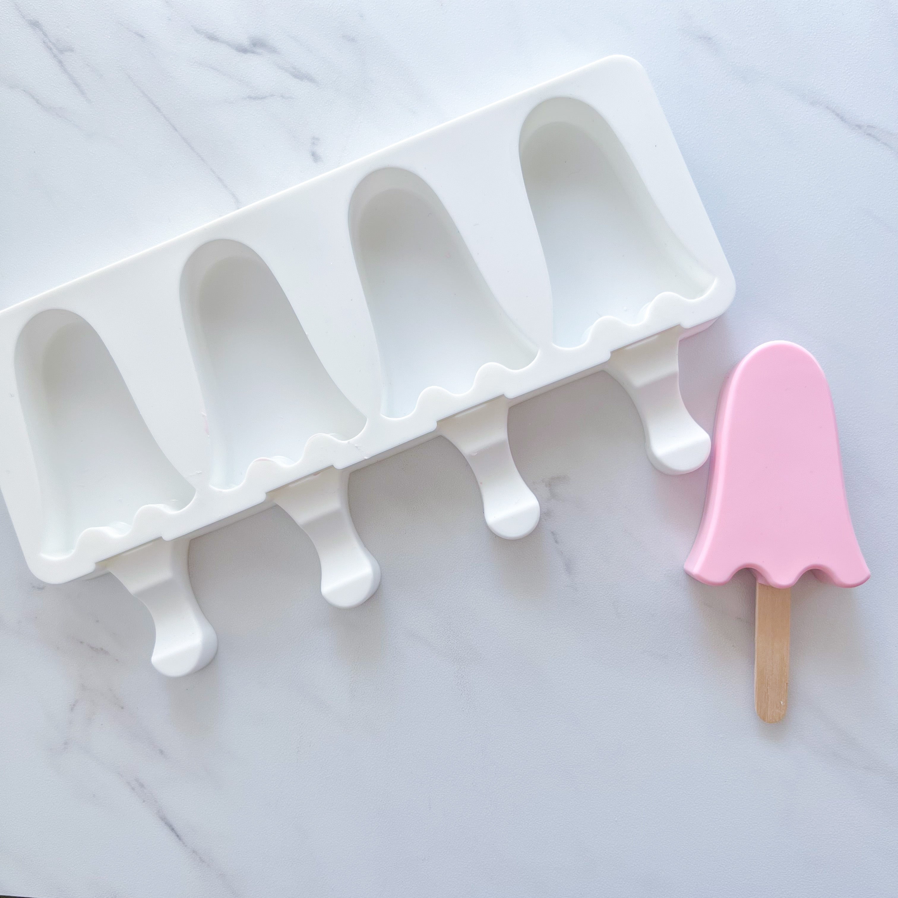 DIY Ghost Popsicle Mold - Perfect for Chocolate, 3" Forms - Walmart.com