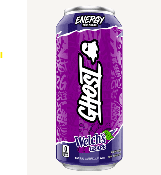 GHOST Welch's Grape 16oz Single - Walmart.com