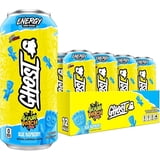 GHOST Zero Sugar Energy Drink, SOUR PATCH KIDS Blue Raspberry 16 oz can ...