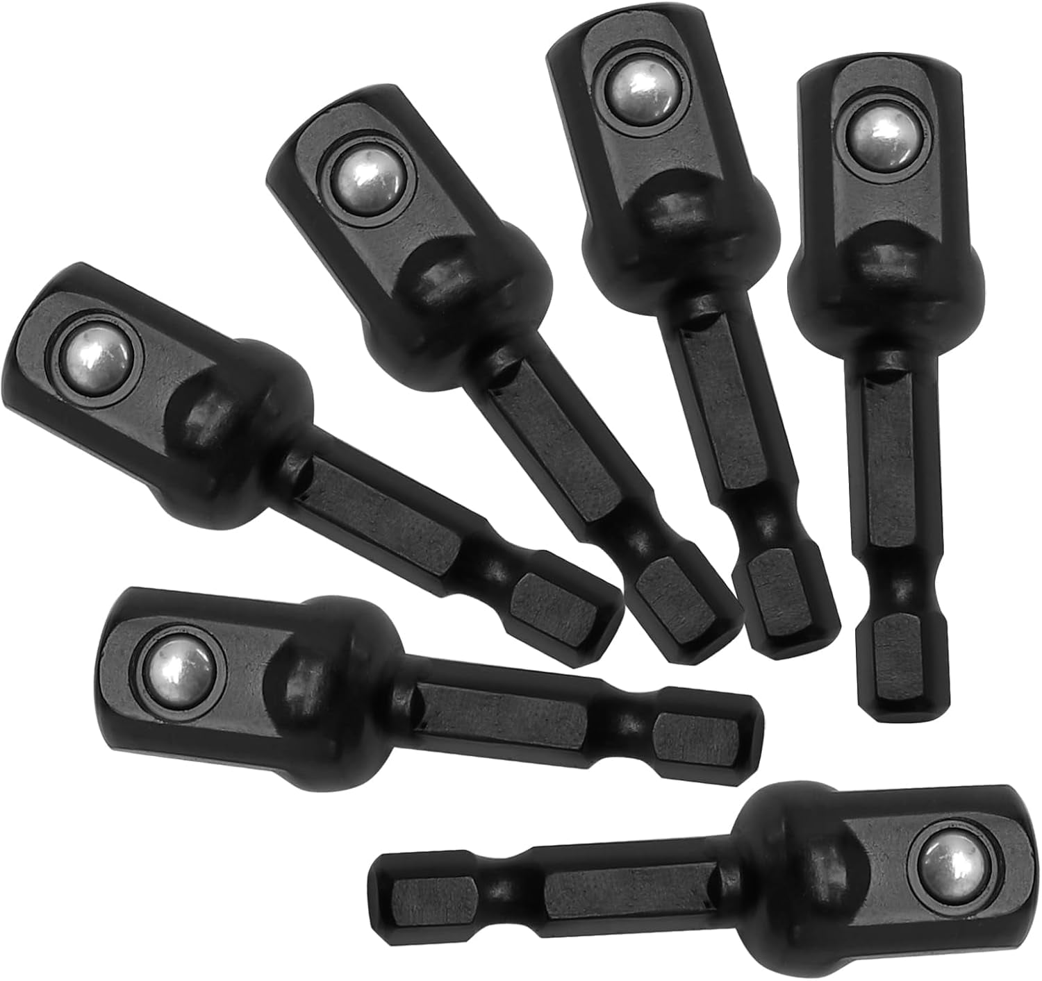 GHRTGR-10 Pack 1/2 Inch Square Impact Adapter Bit, Hex Impact Socket ...