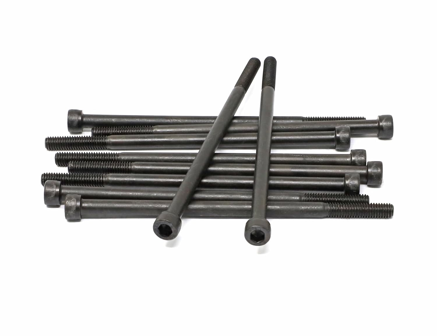 GHRTGR-10 Pcs M6 x 120mm Partially Threaded Thread Pitch 1 mm Alloy ...