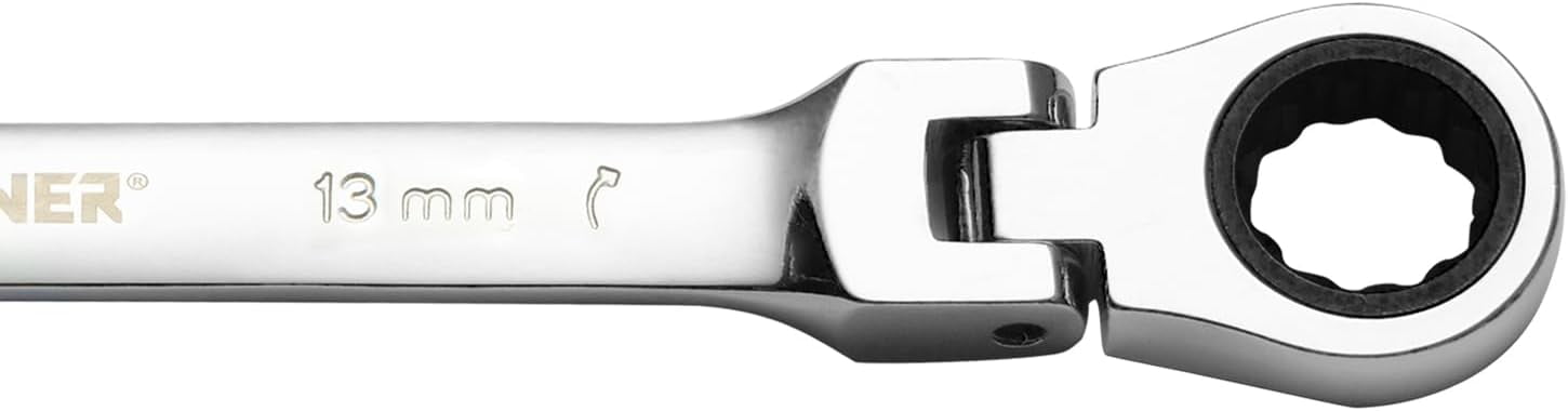 GHRTGR-13mm Flexible Gear Wrench, Industrial Grade Ratchet Combination ...