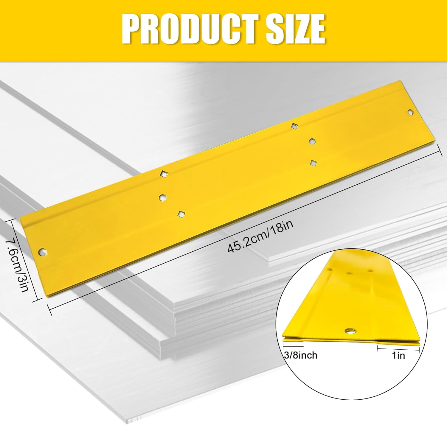 GHRTGR-18 Inch Metal Bender Hand Tool,Sheet Metal Folding Tool for Duct ...