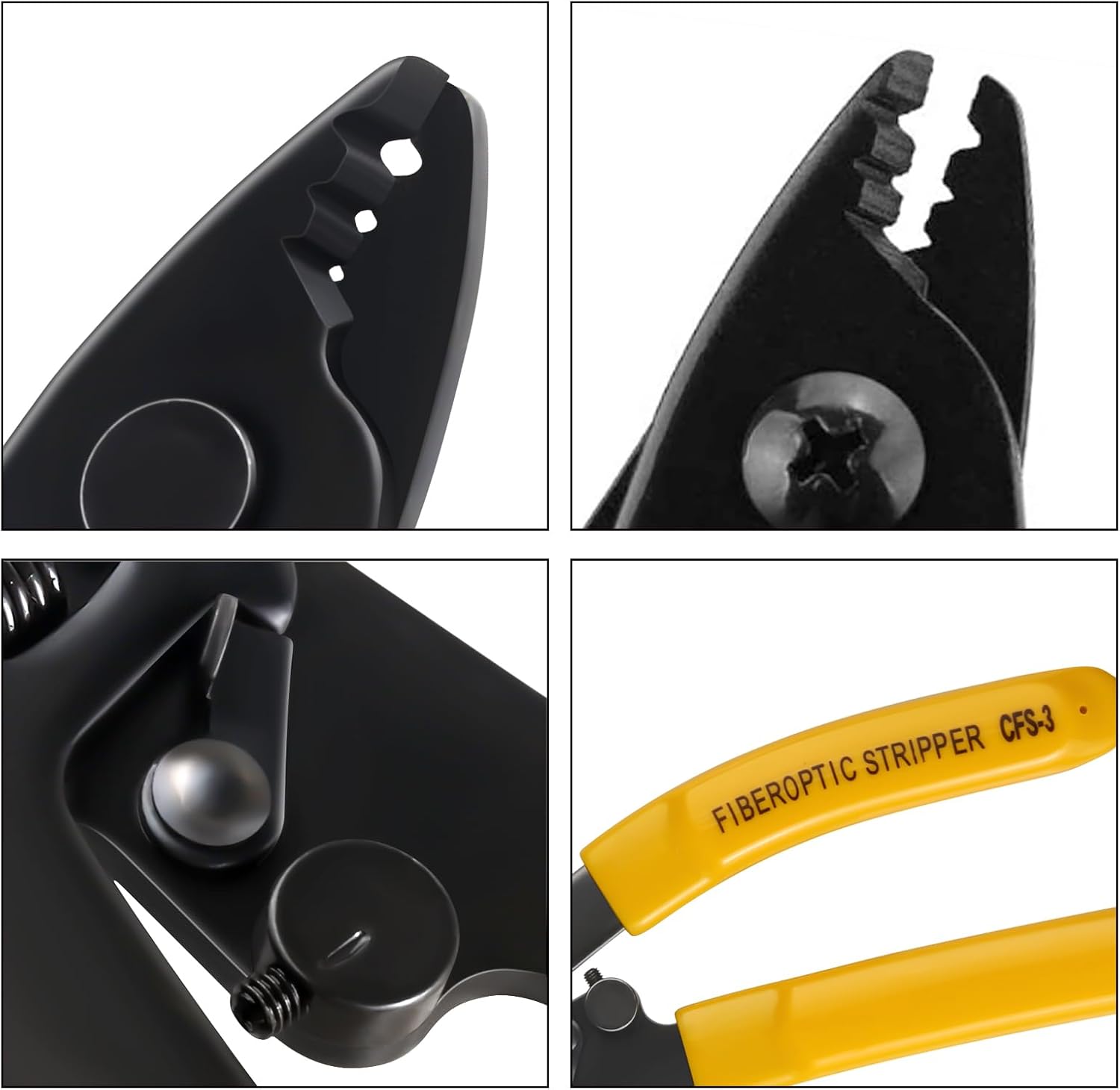 GHRTGR--1PC CFS-3 Optical Fiber stripper Upgraded three-hole tail ...