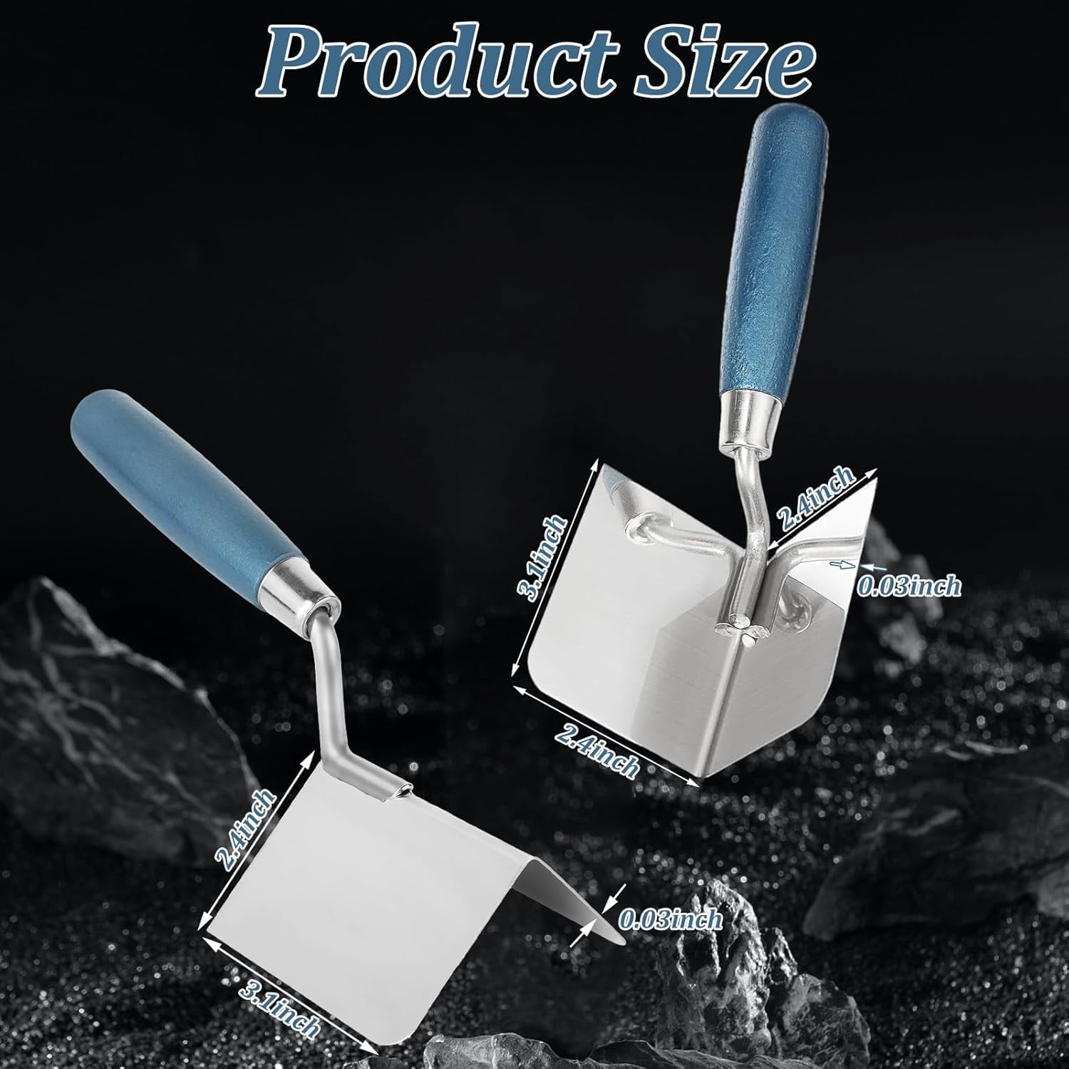 GHRTGR-2 Pack Drywall Corner Tool Set, 3 Inch Drywall Outside Corners ...