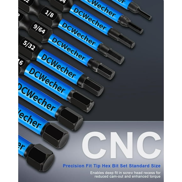 Hex Head Allen Wrench Drill Bit Set