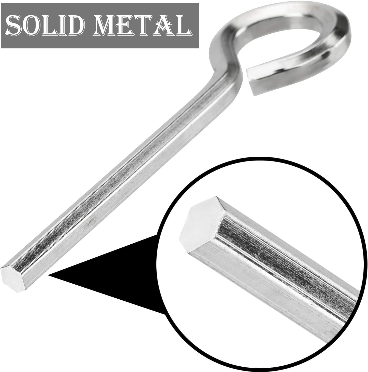 GHRTGR-20 Pack 5/32 inch Standard Hex Dogging Key with Full Loop, Allen ...