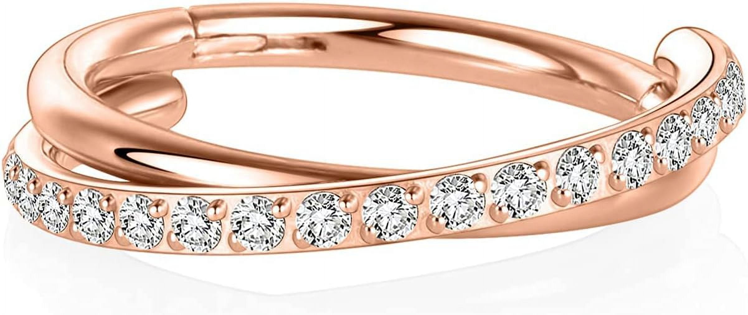 GHRTGR-20G 18G 16G 14G Single/Double Hoop Stainless-Steel Seamless-Hinged-Piercing Segment ...