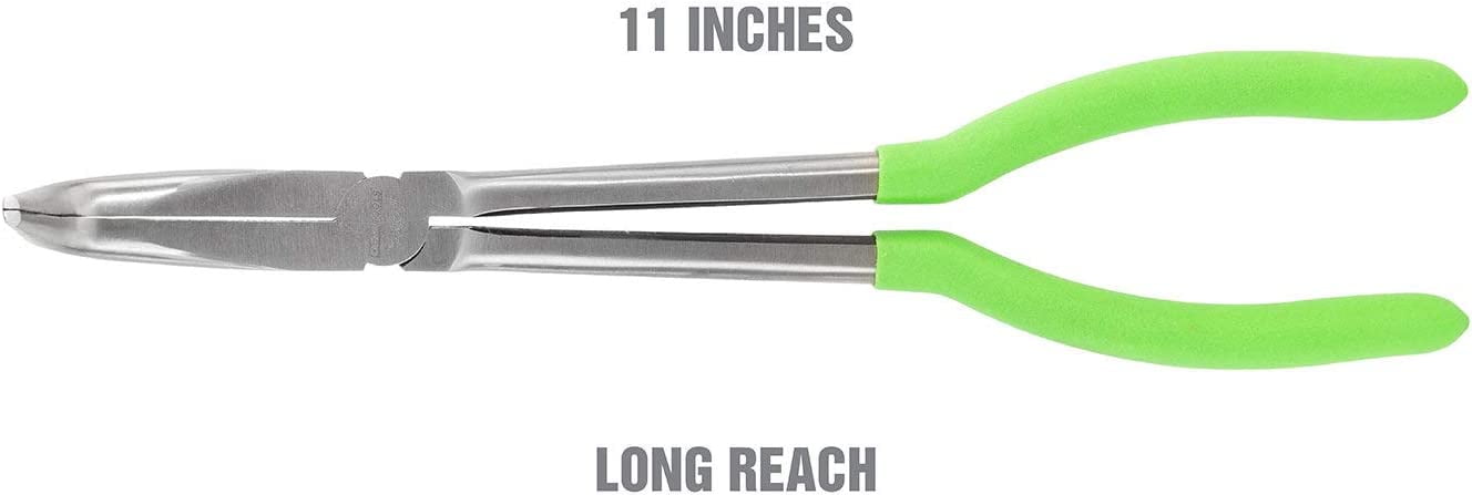 GHRTGR-22623 11 Inch Long Nose 90 Degree Pliers, 90 Degree Angled Nose ...