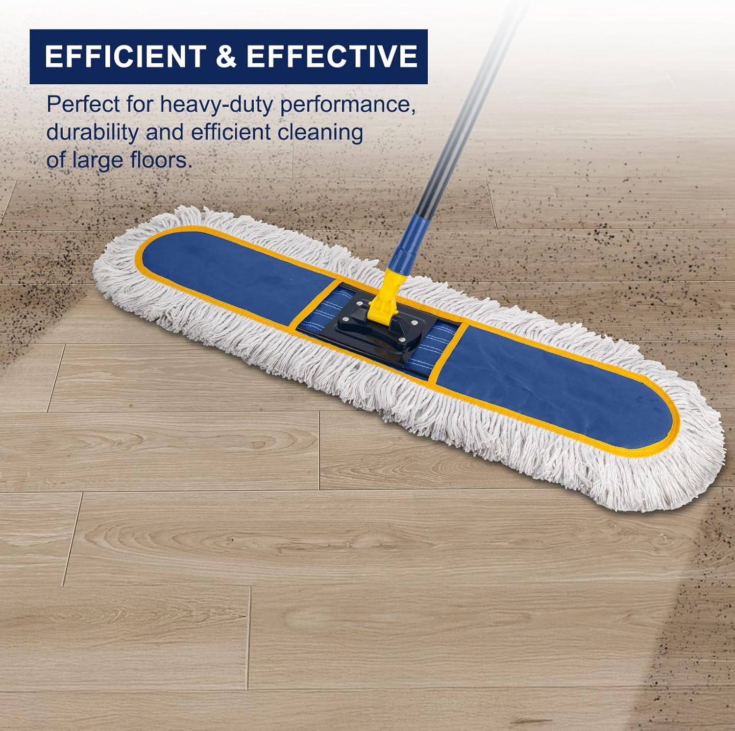 GHRTGR-24" Commercial Dust Mop Replacement Heads,3 Pack Reusable ...